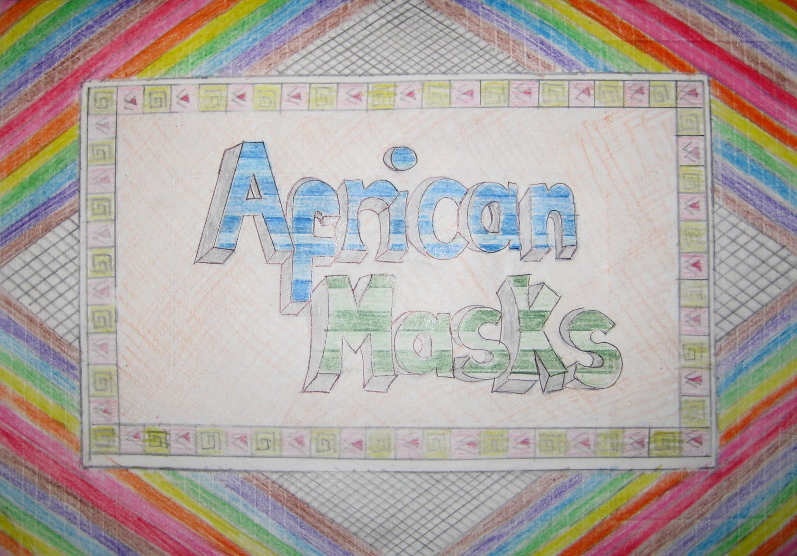 Student Artwork: Year 7 Mask Project