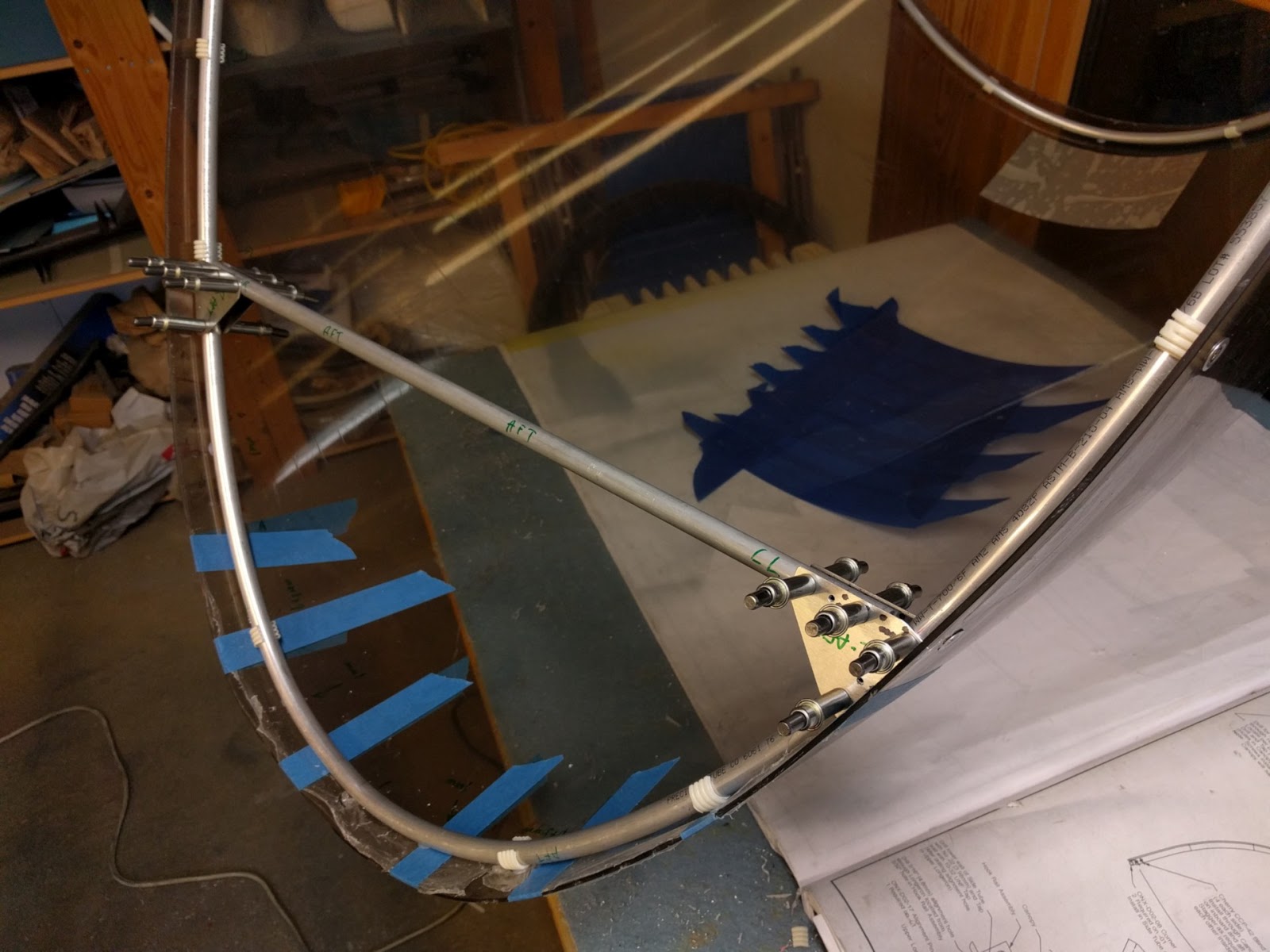 Onex build log: Canopy, crossover tubing