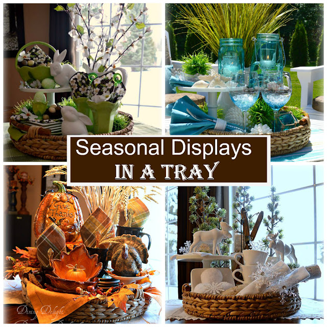 Dining Delight: How to Create Seasonal Displays in a Tray