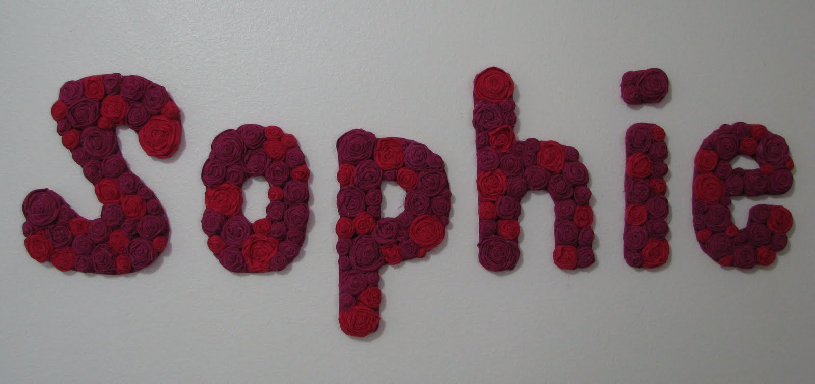 Homestitched: Rosette Letters