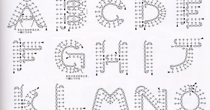 Tus patrones a crochet y más: Letras a crochet - crochet letters