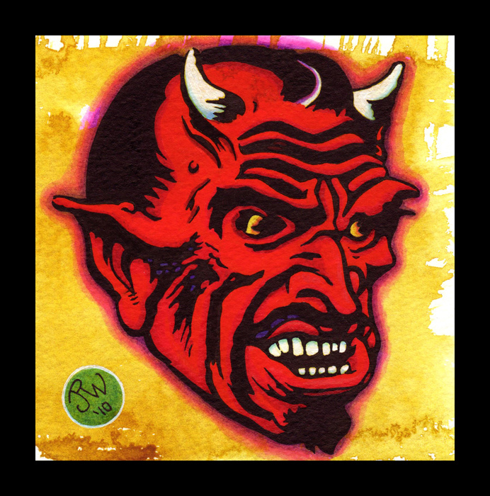 Topstone Monster Mask Paintings | Blood Curdling Blog of Monster Masks