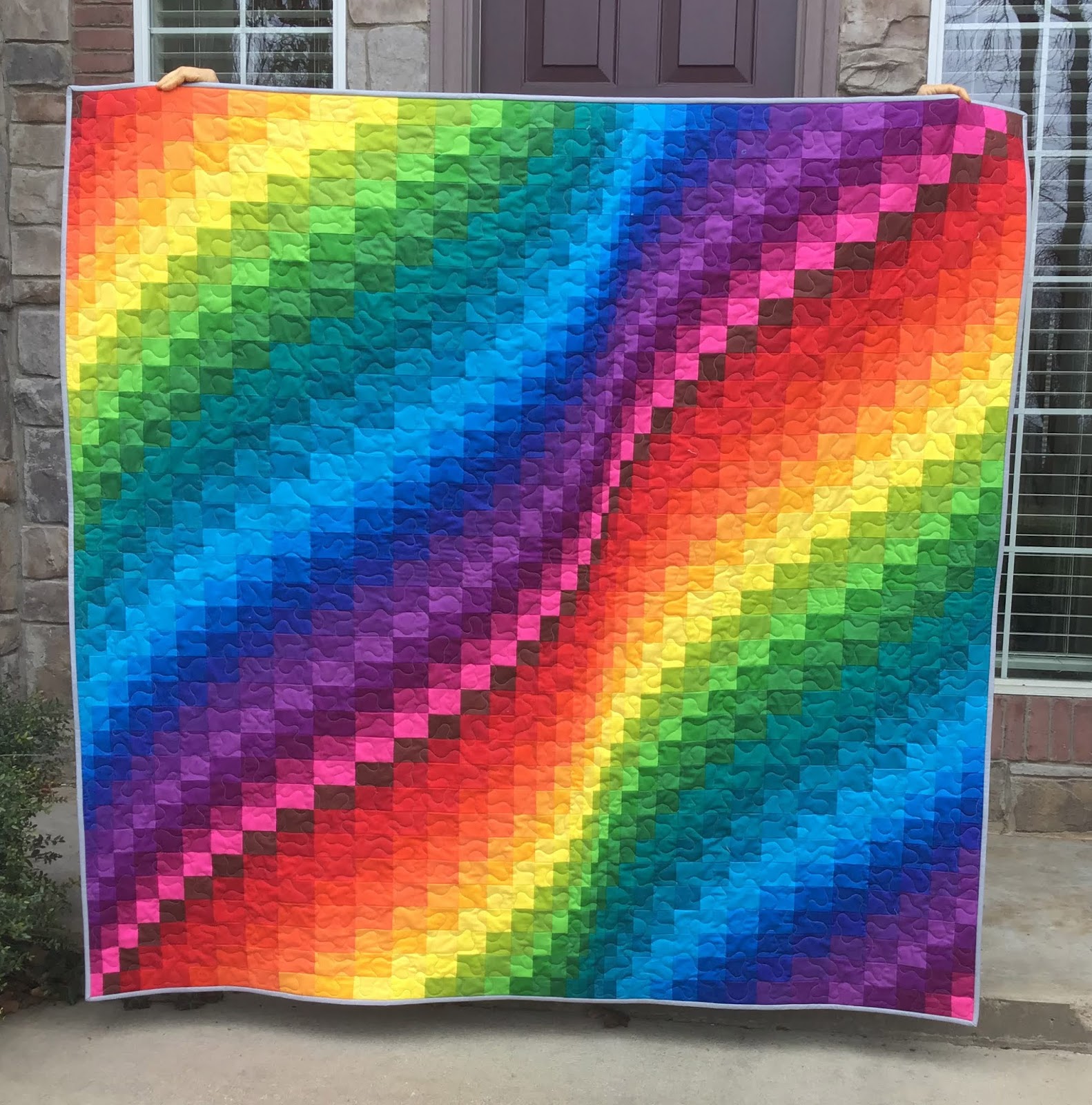 The Fleming's Nine: Some Rainbow Quilts