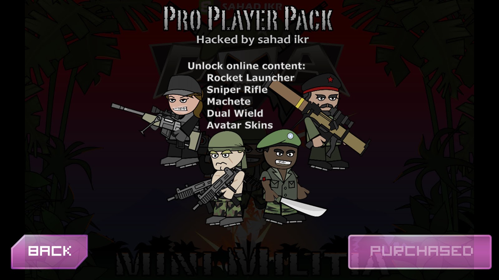 Games Hacks: MINI MILITIA PRO PACK FOR NON ROOTED USERS [New Version 2. ...