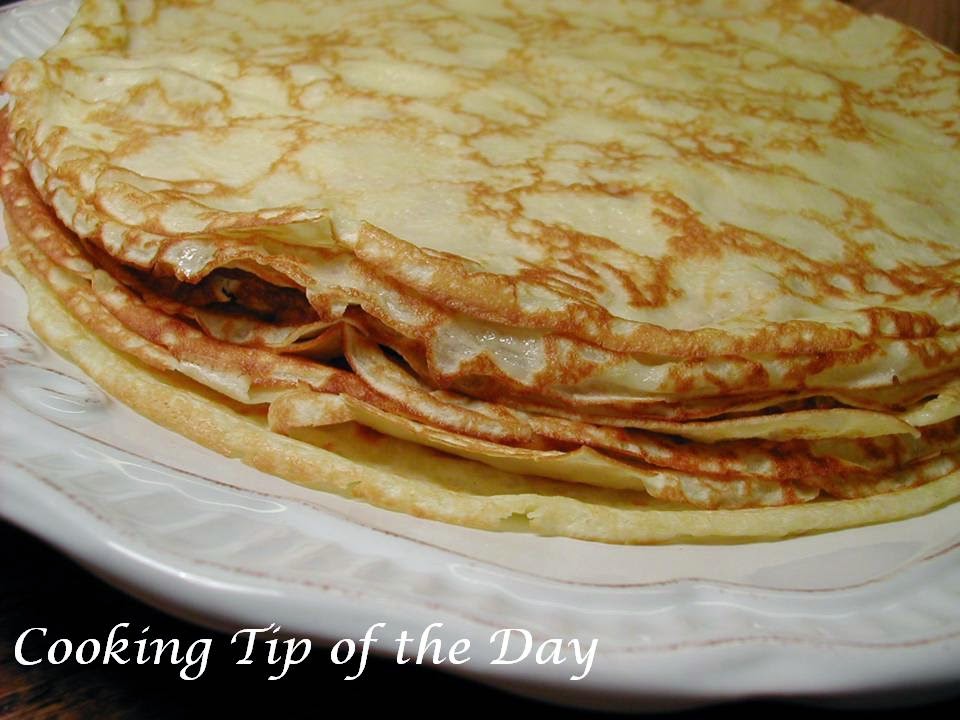 Cooking Tip of the Day: Recipe: Crepes