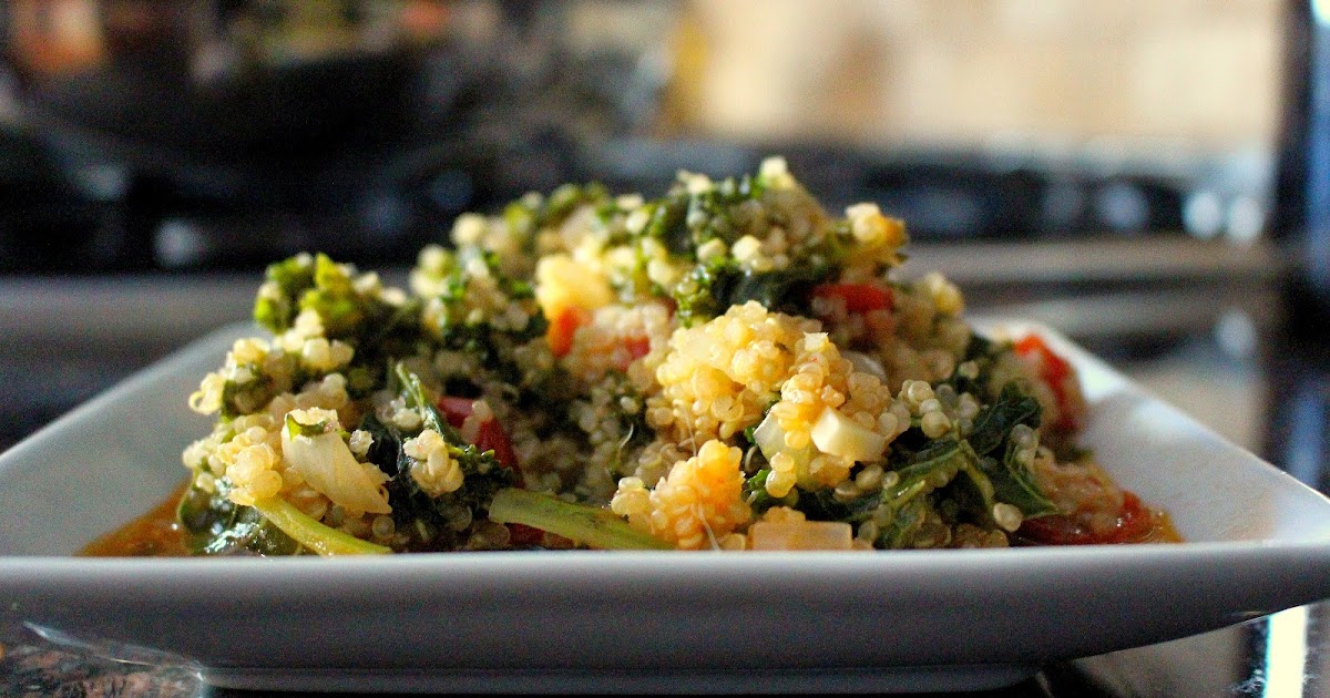 Mary Ellen's Cooking Creations: Quinoa with Kale