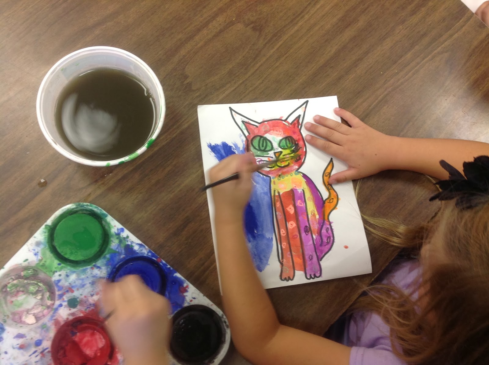 Art/Tech With Mrs. Elloren: 1st Grade Cat