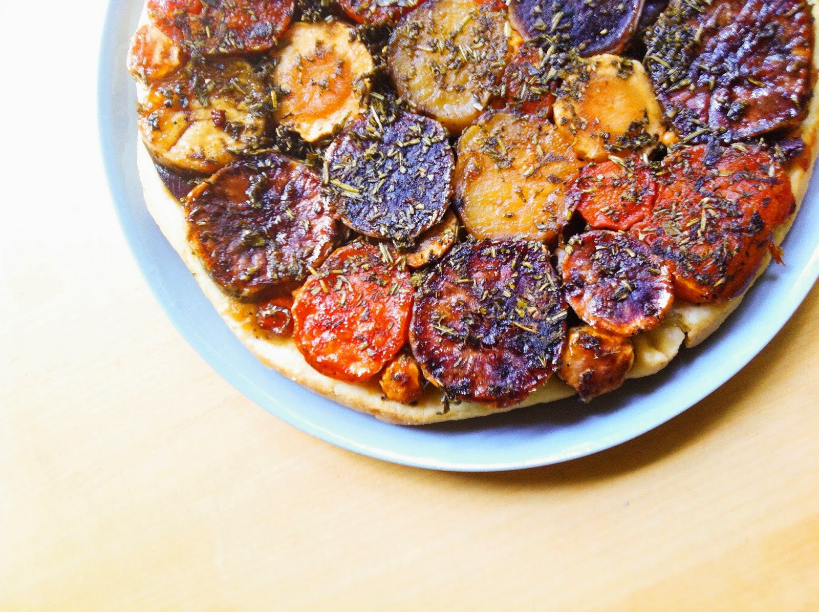 Alice Bakes a Cake: Root vegetable tarte tatin