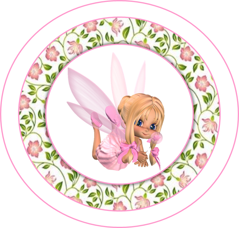 Kit Hada Vestida de Rosa para Imprimir Gratis. - Ideas y material ...