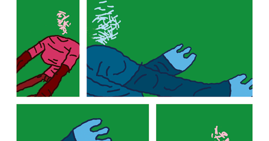 the druid fluid comic: experiment... not finished yet...