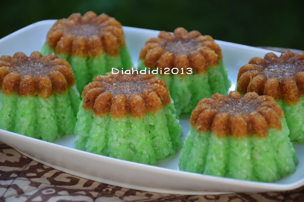 Diah Didi's Kitchen: Ketan Ijo Unti..Enak Buat Teman Ngopi Pagi Pagi..^_^