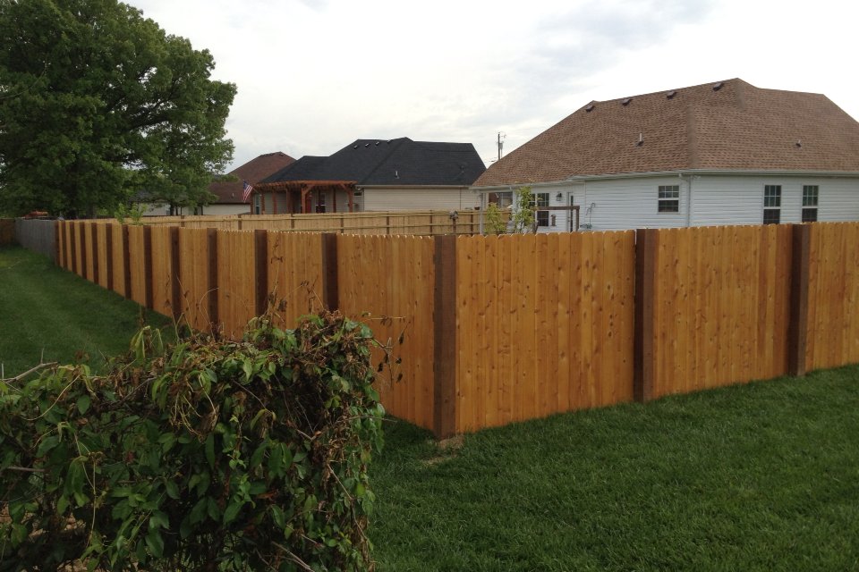 My Home Life Story: How We Put Up Our DIY Exposed Post Privacy Fence