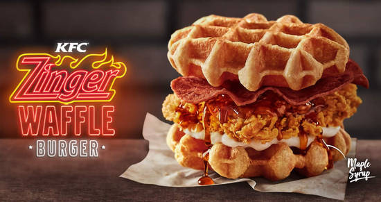 Follow Me To Eat La - Malaysian Food Blog: KFC ZINGER WAFFLE BURGER By ...