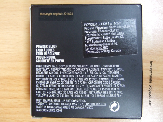 MAC powder blush - Format | Beautycrumbs