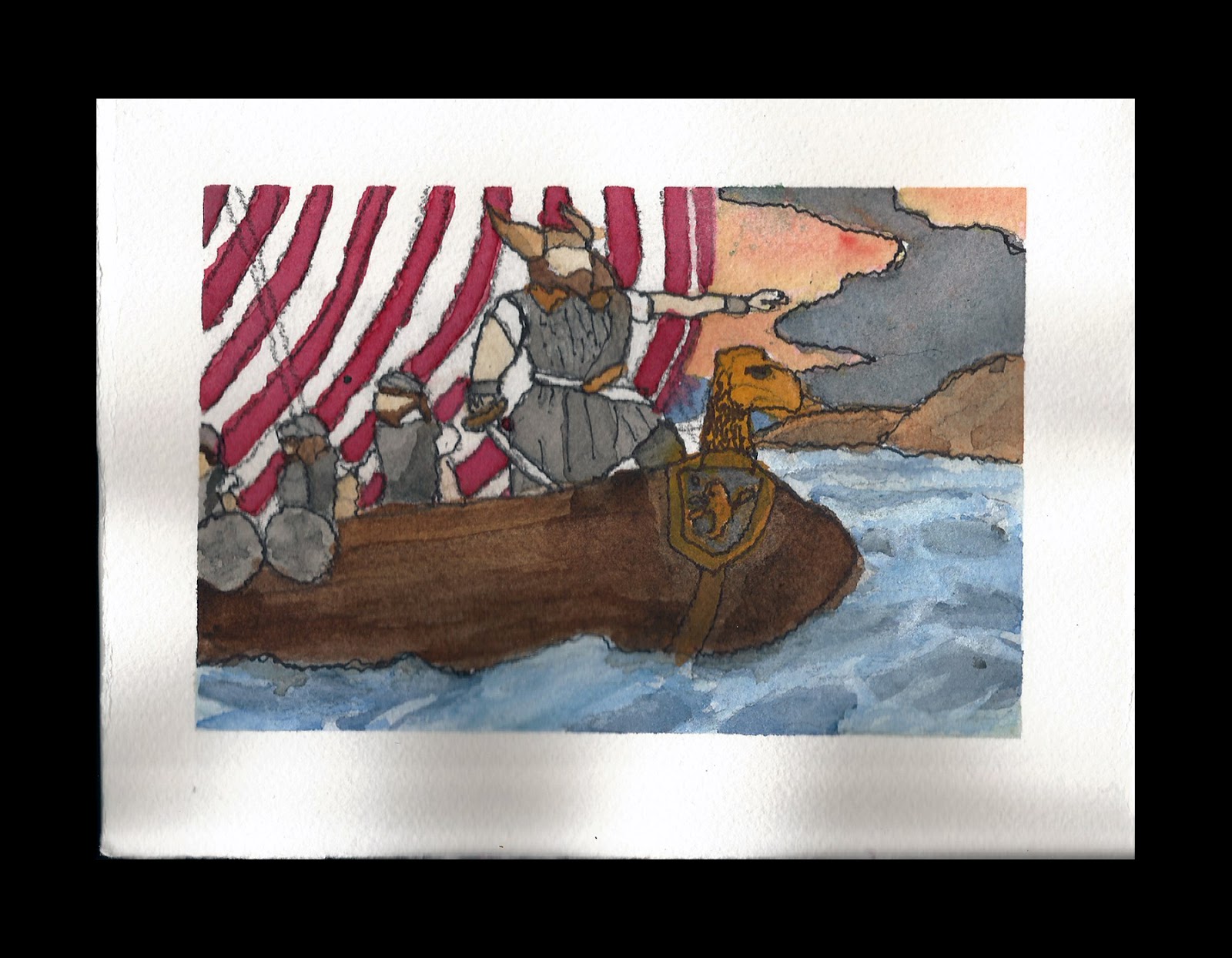 Ivory Black's Paintings: Leif Erikson