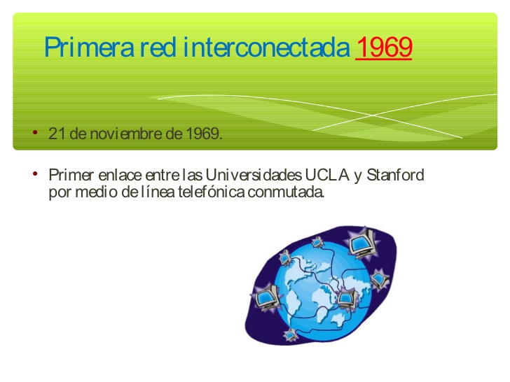 Escuela José Elías Bolívar Angol: Nace la Internet