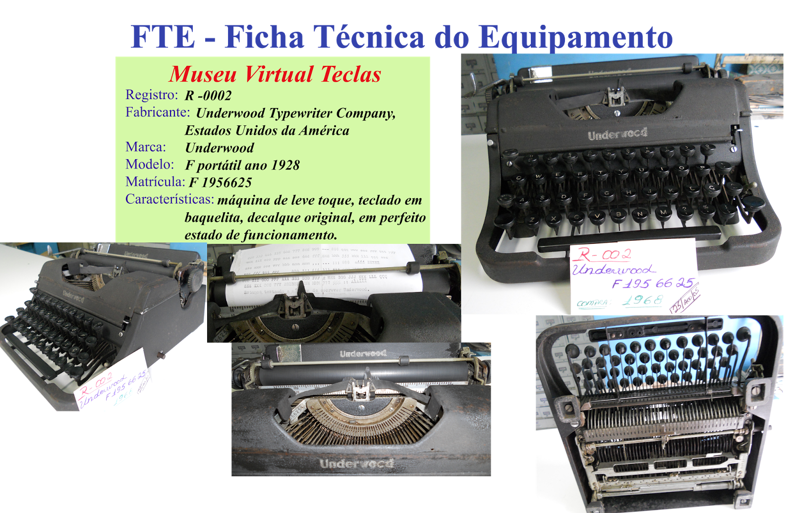 TecTeclas: Museu T1