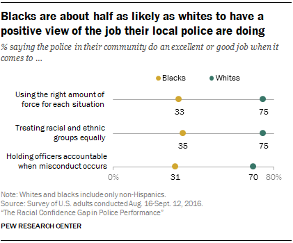 How does the public view police performance? | Data in the News
