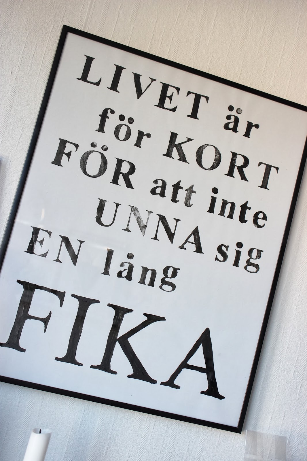 Pysseldesign: Tavla med text