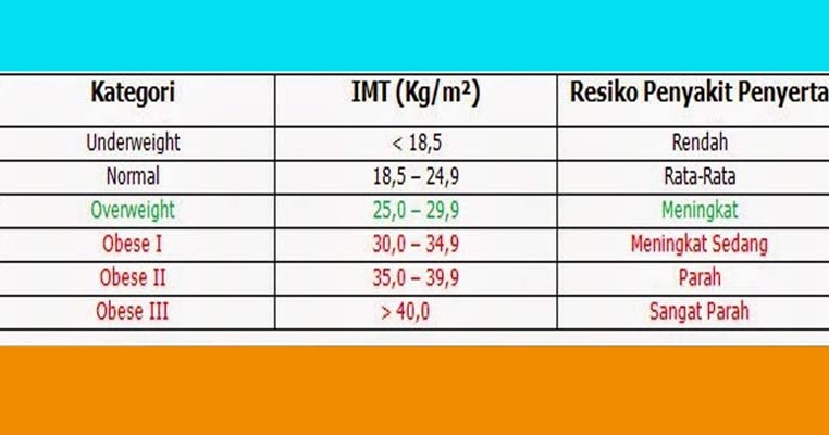 Kalkulator Menghitung Body Mass Indeks (BMI) - Kakaners