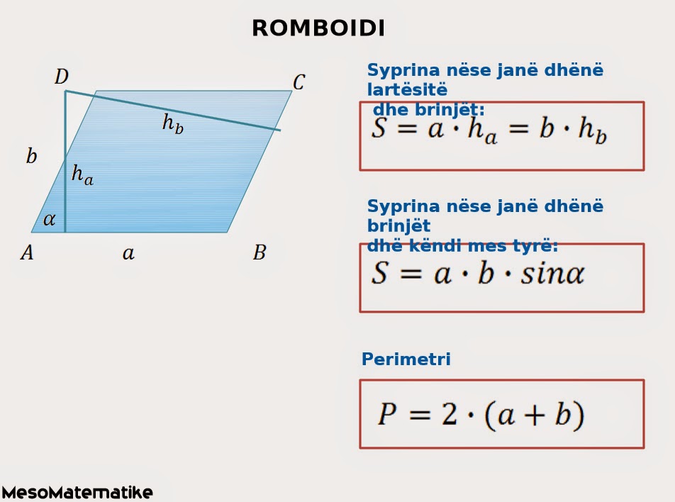 Romboidi (Leksion) ~ Meso Matematike