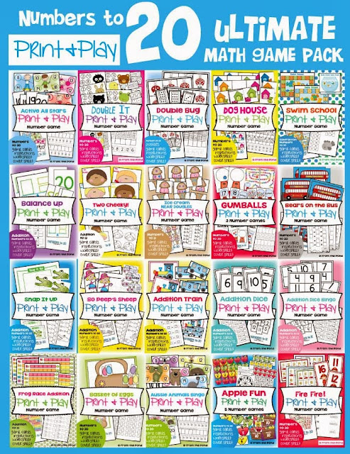 Ultimate Pack of 20 Number Games | From the Pond