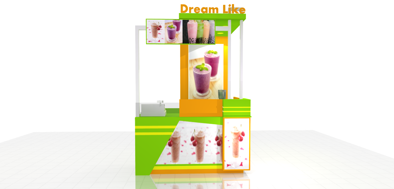 Booth Jus & Bubble - Khoirul Booth