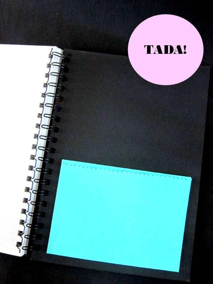 blah to TADA!: Paper Pockets