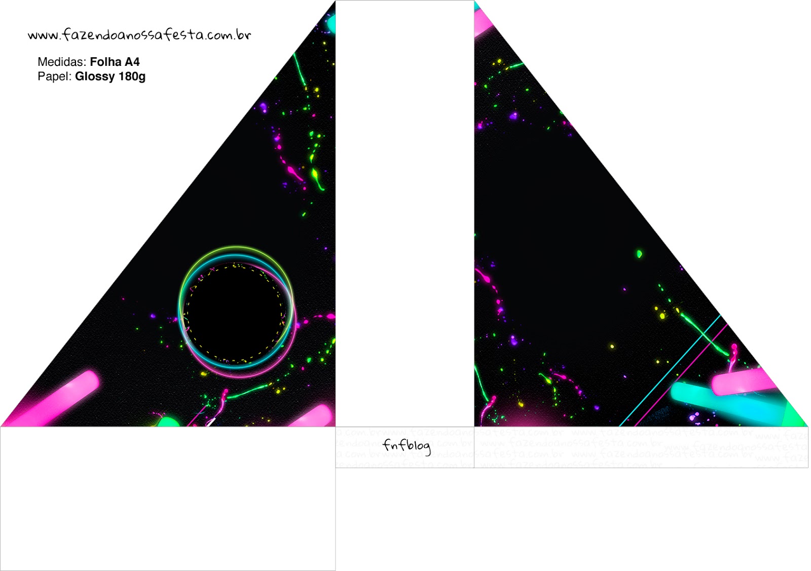 Neon Party: Free Party Printables. | Oh My Quinceaneras!