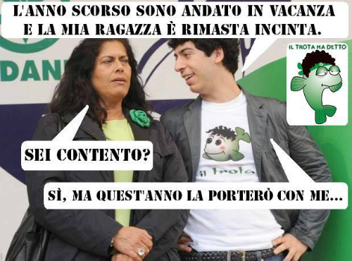 Il Trota ha detto... (vignette)