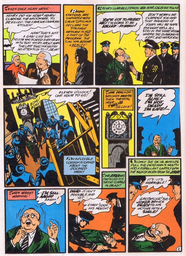 The Great Comic Book Heroes: The Joker's first appearance in Batman #1 ...