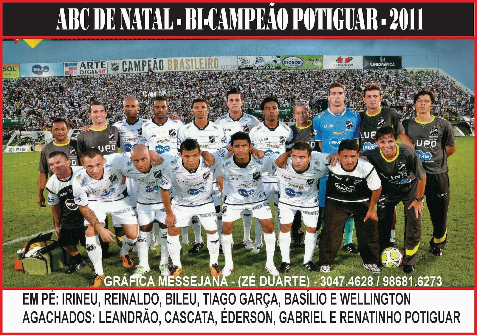 Blog do Zé Duarte: ABC FUTEBOL CLUBE - NATAL - RN.