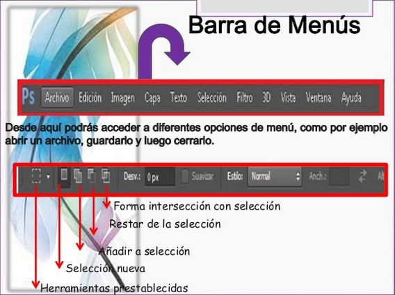 Photoshop: Elementos de la interfaz de Photoshop