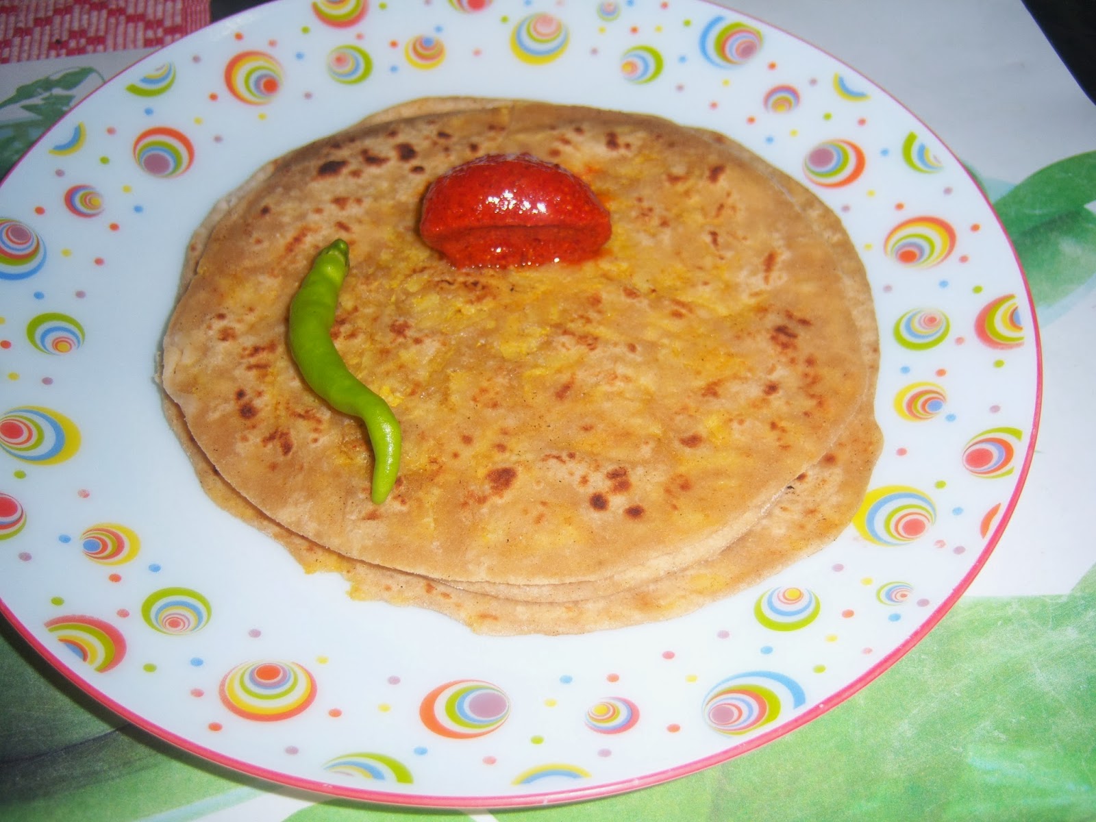 Mooli Parata/Parata with Radish - E.A.T. easyvegrecipes
