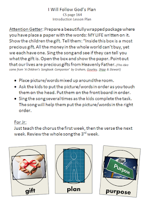 The Primary Pad: I Will Follow God's Plan