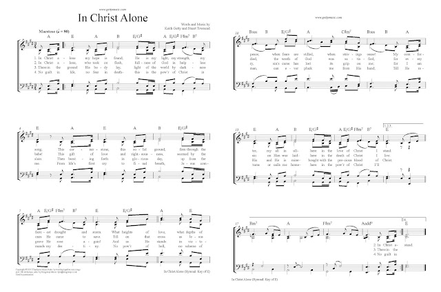 Worship Lead Sheets: In Christ Alone - Getty/Townsend