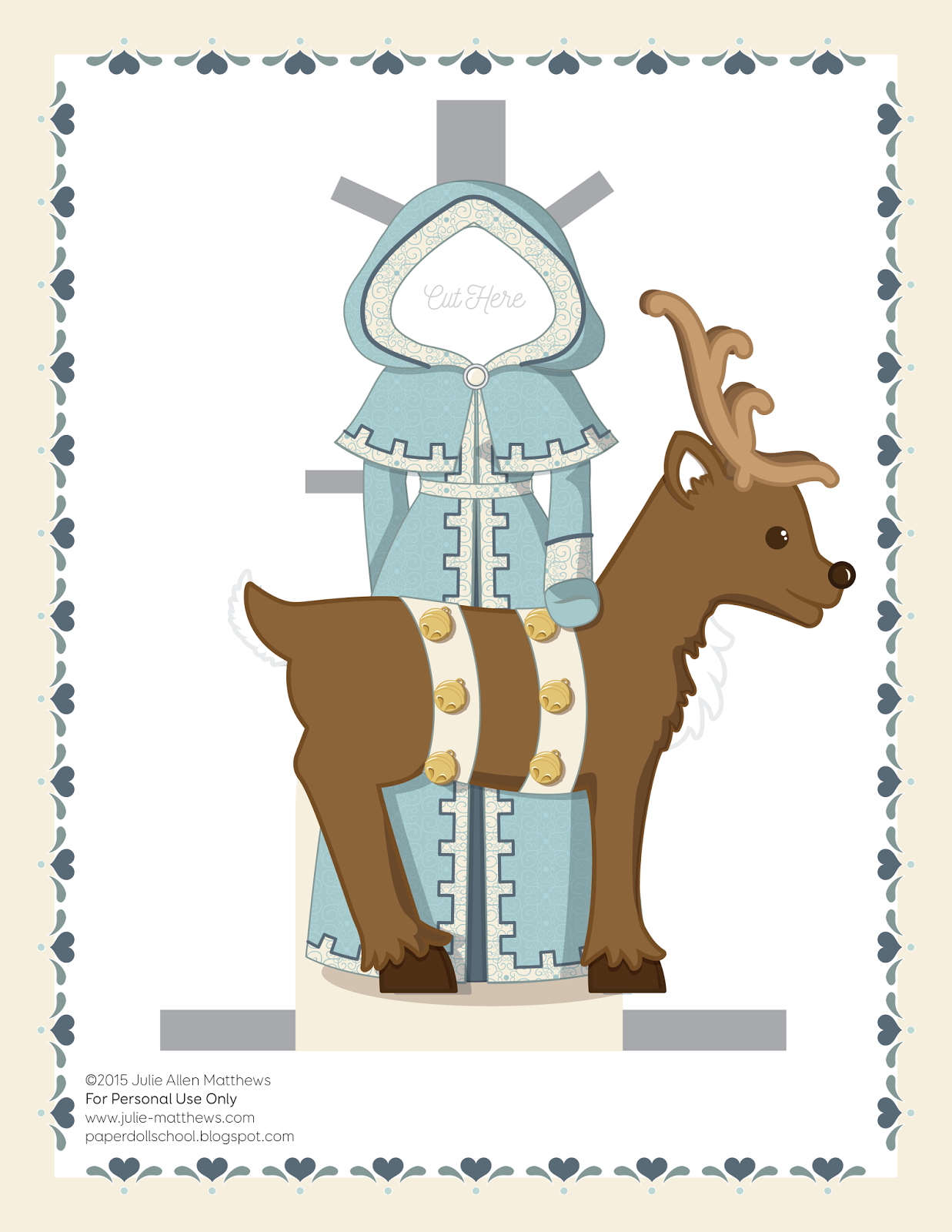 Paper Doll School: December Paper Doll -- Mrs Claus, Outfit 10