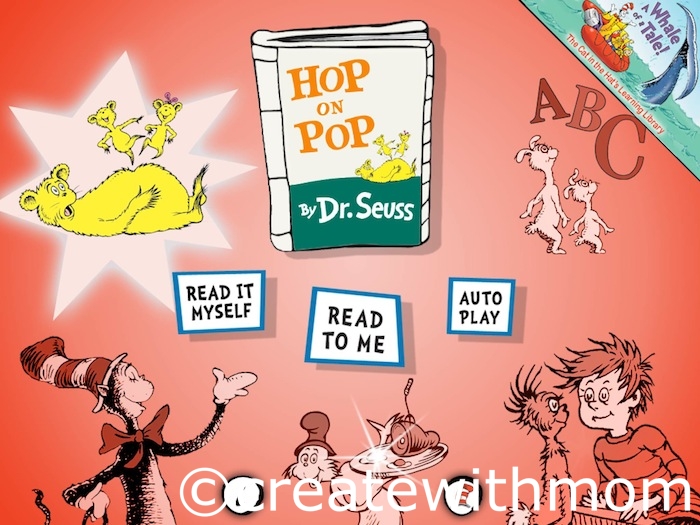 Create With Mom: Collection of Dr. Seuss digital media books for Children