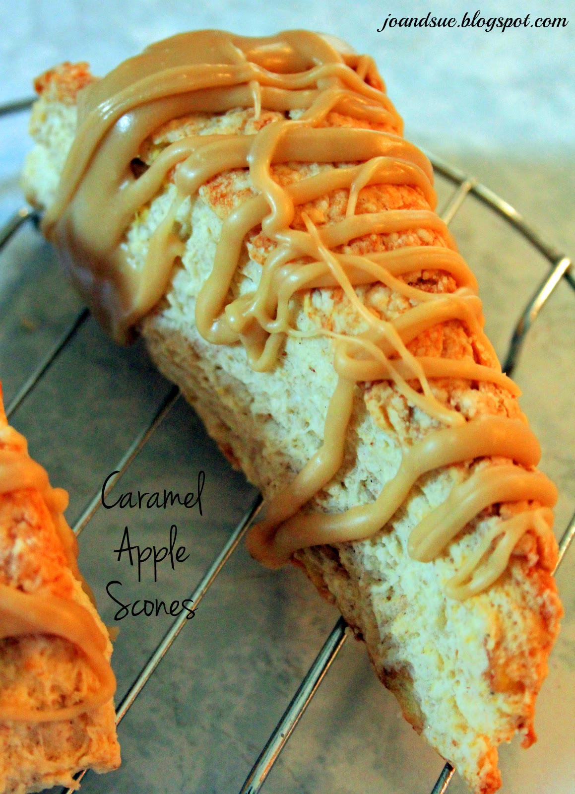 Jo and Sue: Caramel Apple Scones