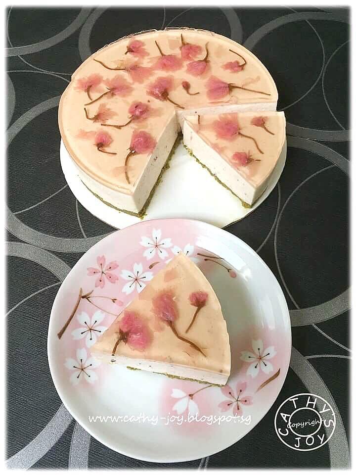 cathy's joy: Sakura Cheesecake