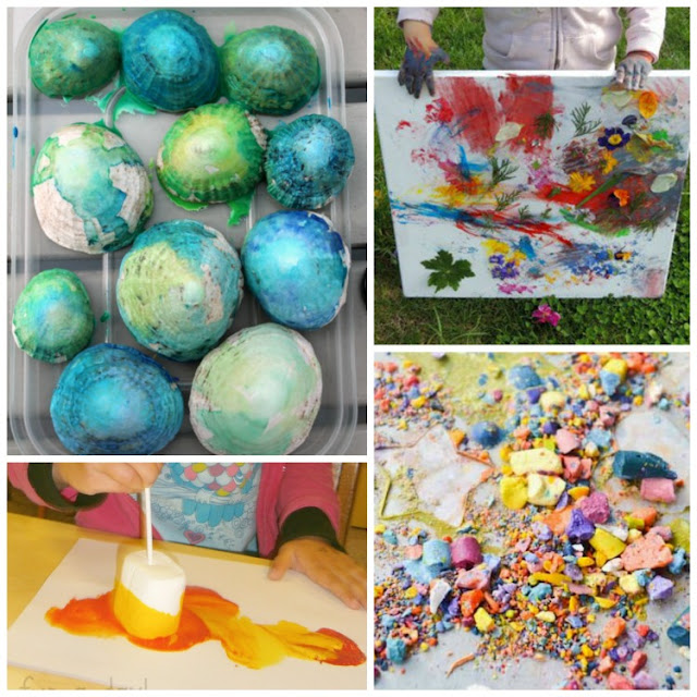 Summer Process Art | What Can We Do With Paper And Glue