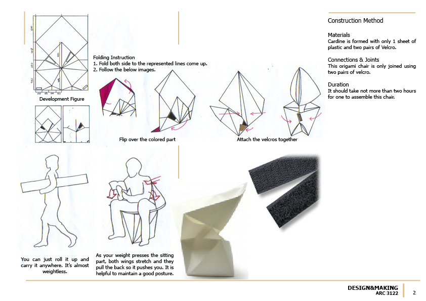 Origami Chair | The Art of Design & Making