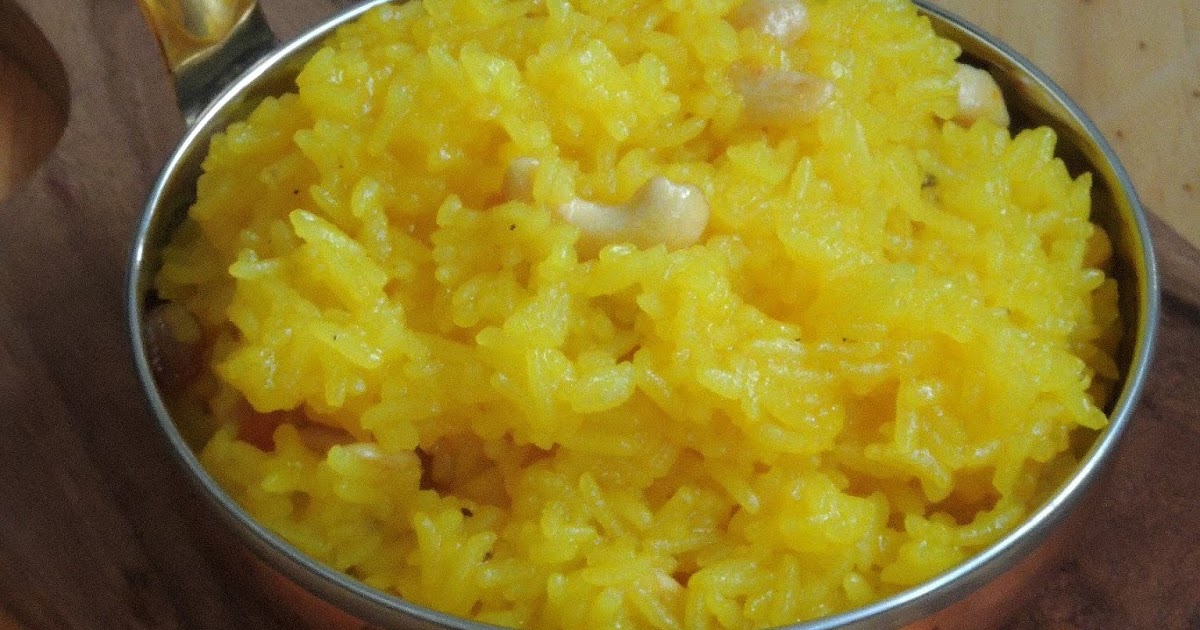 Priya's Versatile Recipes: Sakhar Bhaat/Kesari Bhath/Maharashtrian ...