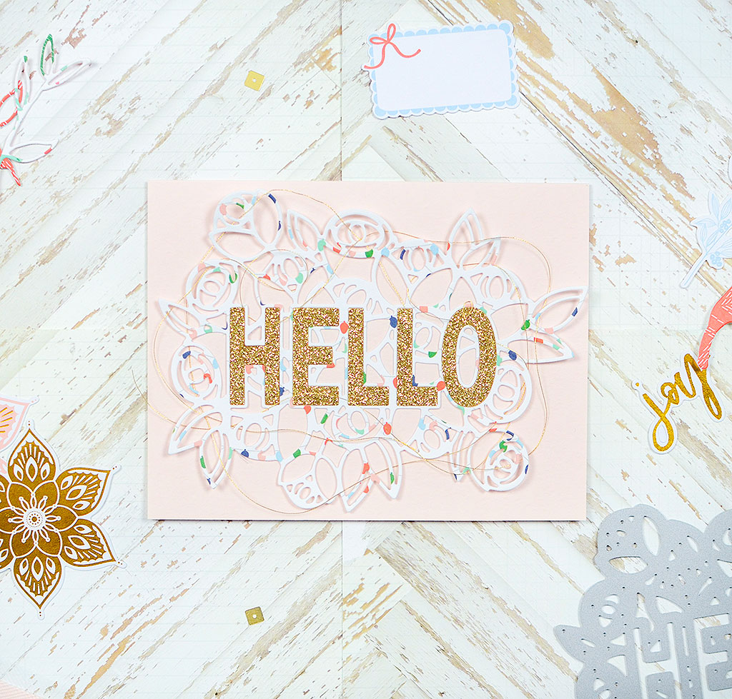 Pinkfresh Studio :: Card Trio featuring Hello with a Bouquet Die