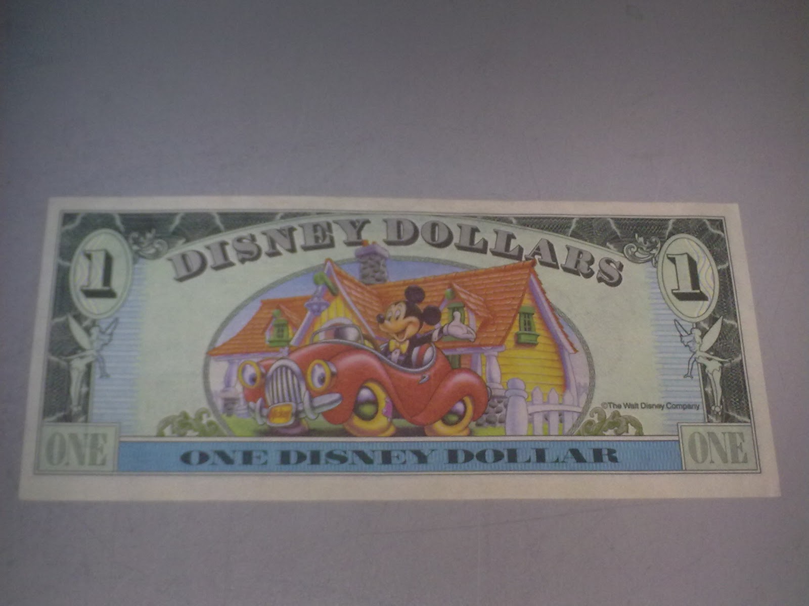 Vintage Learner: Mickey's 65th One Disney Dollar ( Collection Only )