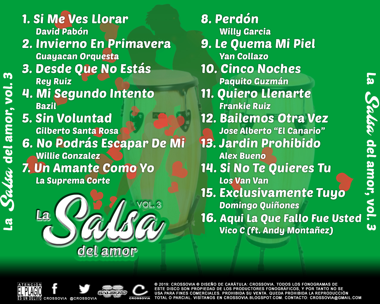 LA SALSA DEL AMOR, VOL. 3 (2019) ~ Crossovia