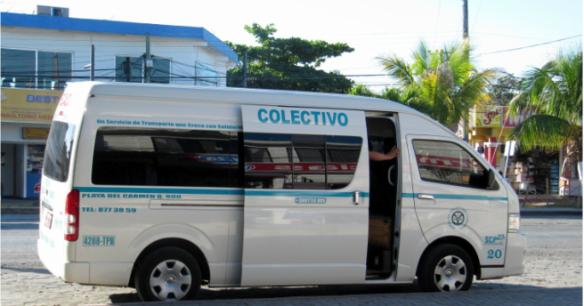 Viajando por la Riviera Maya: Sobre el uso de Colectivos (Vans)