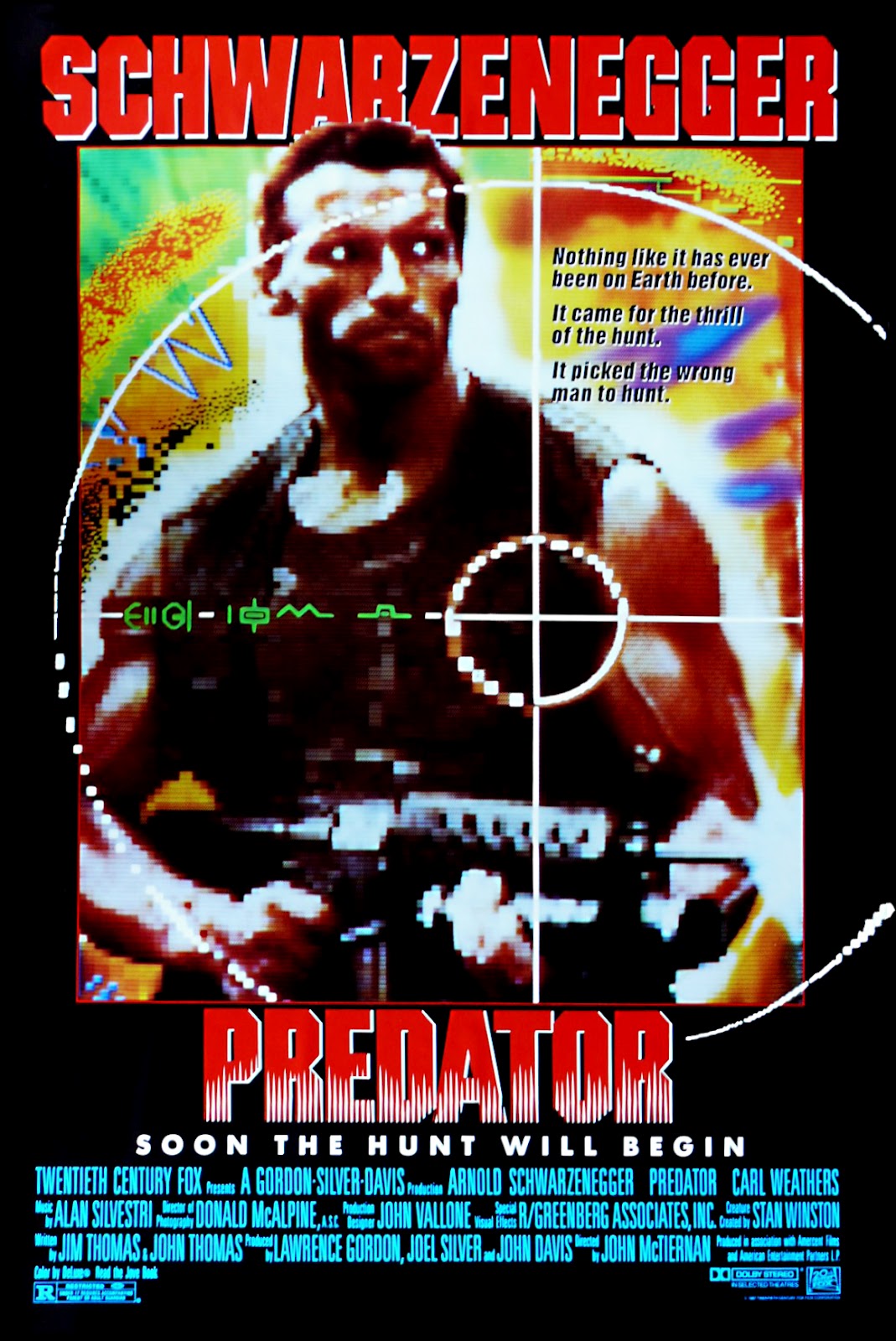 The Geeky Nerfherder: Movie Poster Art: Predator (1987)