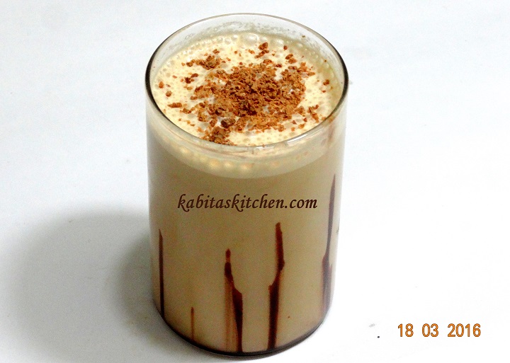 Kabita's Kitchen: Super Quick Cold Coffee Recipe-Chocolate Cold Coffee ...