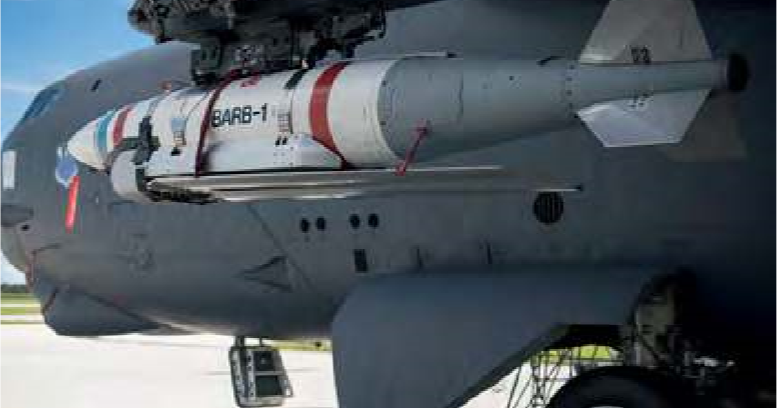 B-52H Stratofortress drops standoff Quickstrike mine